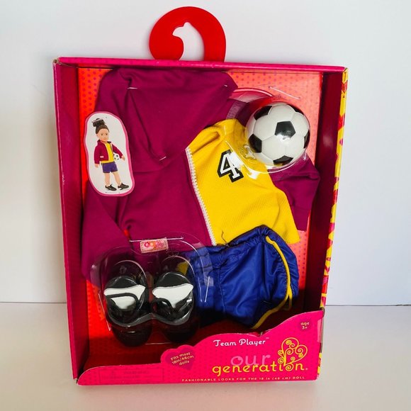 Our Generation | Toys | Our Generation Team Player Soccer Outfit Set ...